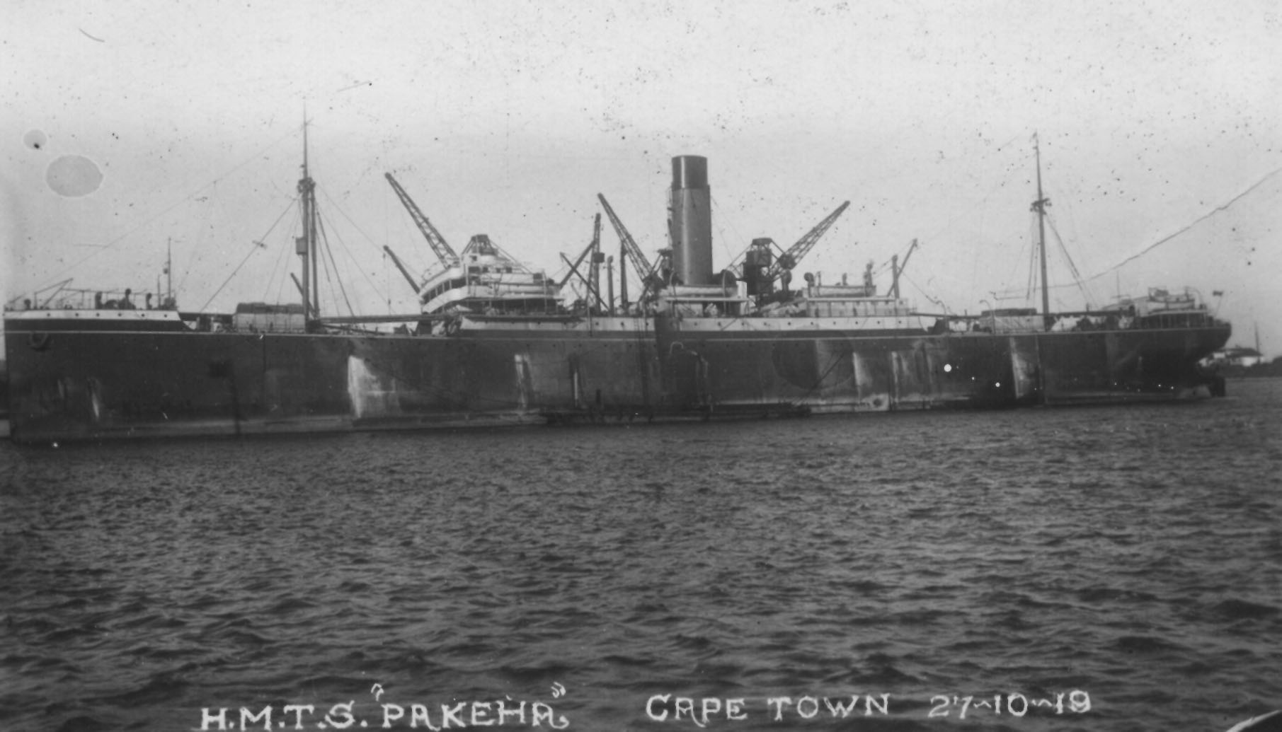 PAKEHA H.M.T.S. | Passengers in History